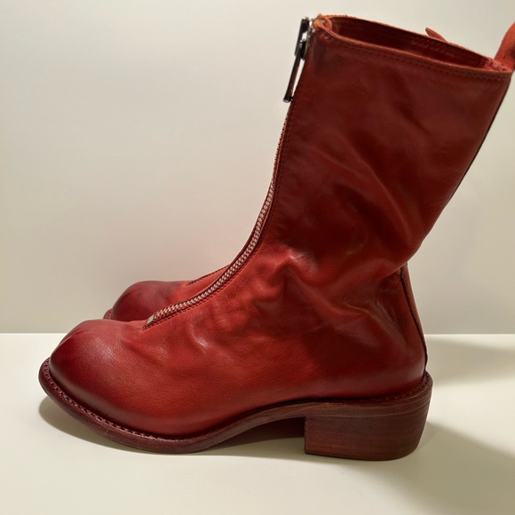 Guidi | Shoes | Guidi Red Leather Boots Made In Italy Size Eu 36 | Poshmark